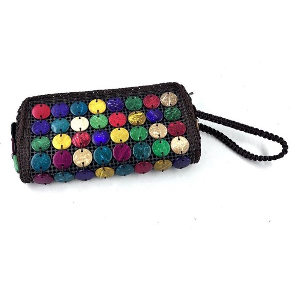 Handmade | Bags | Handmade Ecofriendly Colorful Coconut Shell Beaded ...